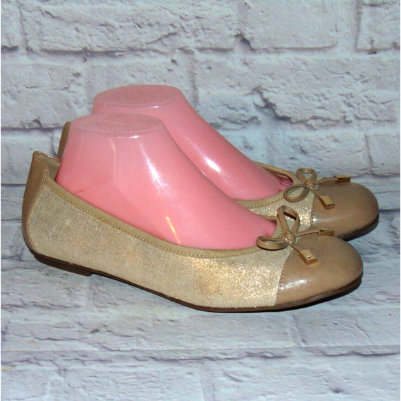Vionic | Shoes | Vionic Ballet Flats Womens 9m Minna Met Beige Shimmer ...